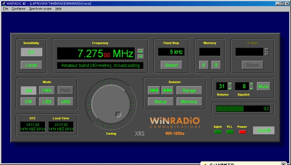 WiNRADiO 高帯域受信機 WR-1550e PCコントロール受信機(受信機)｜売買されたオークション情報、yahooの商品情報を ...