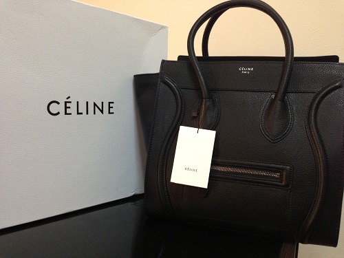 正規品CELINE セリーヌ ラゲージマイクロ ブラック(トートバッグ)｜売買されたオークション情報、yahooの商品情報をアーカイブ公開 - オークファン（aucfan.com）