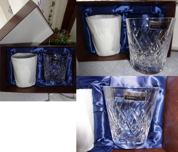 POLTAR CRYSTAL/クリスタル 24%LEAD グラス2個 ガラスコップ(タンブラーグラス)｜売買されたオークション情報、yahoo ...