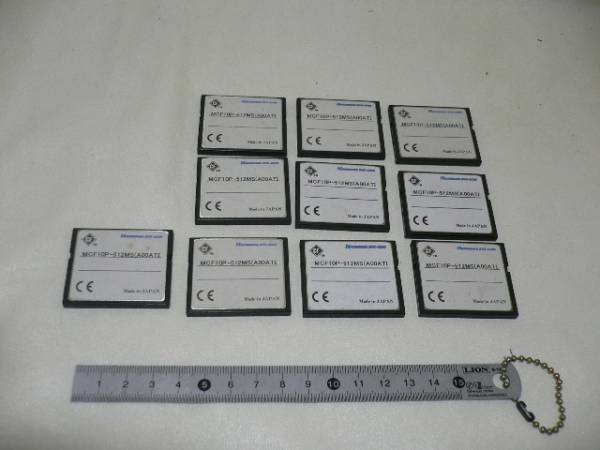 Tぁ ハギワラS MCF10P-512MS コンパクトフラッシュ 10個(512MB)｜売買されたオークション情報、yahooの商品情報をアーカイブ公開 - オークファン（aucfan.com）