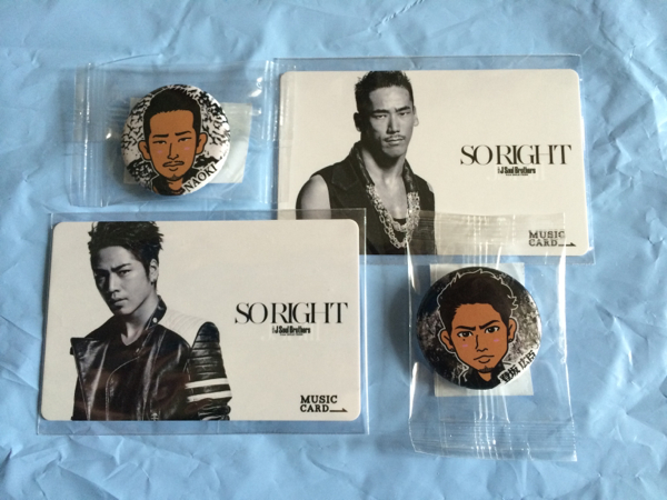 SO RIGHT 缶バッチ 三代目JSB NAOKI 登坂広臣セット(その他)｜売買されたオークション情報、yahooの商品情報をアーカイブ公開 - オークファン（aucfan.com）