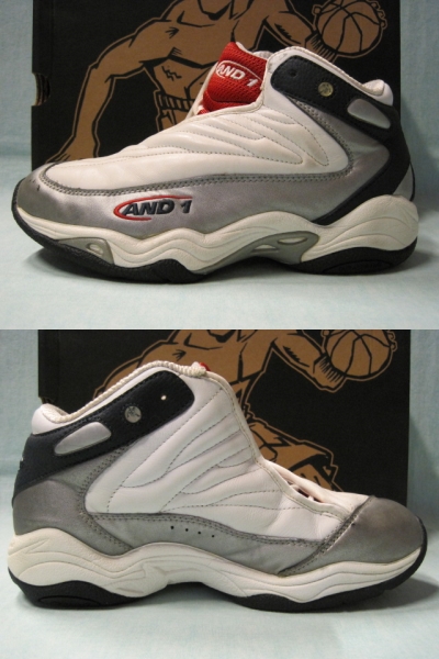 AND1 CROSSOVER MID 26cm 白灰紺赤アンドワンバッシュスニーカー(26.0cm)｜売買されたオークション情報、yahooの ...