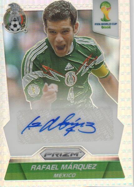 2014 PANINI PRIZM WORLD CUP RAFAEL MARQUEZ AUTOGRAPH /25(シングルカード)｜売買されたオークション情報、yahooの商品情報をアーカイブ ...