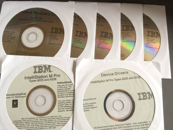 IBM intelliStation M Pro Types 6225/6228用リカバリCD 7枚(IBM、レノボ)｜売買されたオークション ...