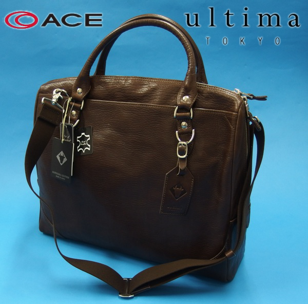 6万 ACEエース ULTIMA TOKYO 松坂牛レザービジネスバッグ茶(ブリーフケース、書類かばん)｜売買されたオークション情報 ...