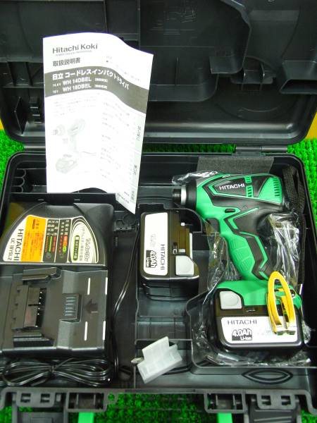 262 日立 インパクトドライバ WH14DBEL(本体)｜売買されたオークション情報、yahooの商品情報をアーカイブ公開 - オークファン（aucfan.com）
