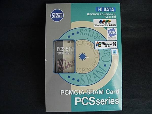 IO DATA/PCMCIA SRAM Card/PCS-512K/ /①(PCカードメモリ)｜売買されたオークション情報、yahooの商品 ...