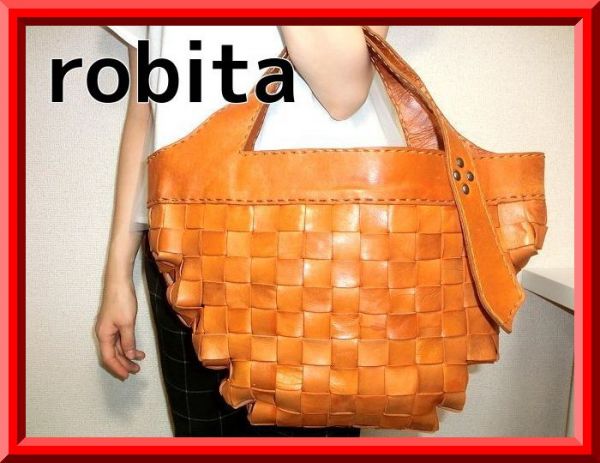 ① robita ロビタ レザーバッグ bag 大きいサイズ Fes(牛革)｜売買されたオークション情報、yahooの商品情報をアーカイブ公開 ...