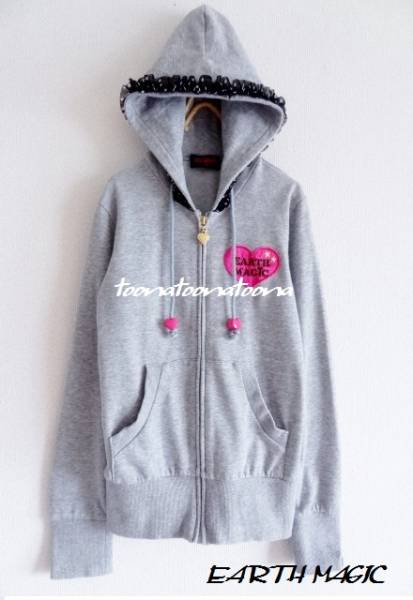 EARTHMAGICアースマジック チュールフリル ジップパーカー140(ジャケット、上着)｜売買されたオークション情報、yahooの商品情報をアーカイブ公開 - オークファン（aucfan.com）