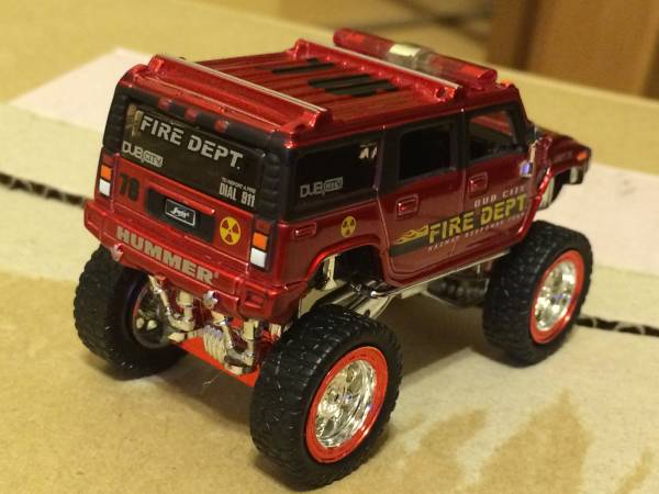 JADA TOYS DUB CITY ハマー HUMMER H2 Fire DPT. レッド ルース(Jada Toys)｜売買された ...