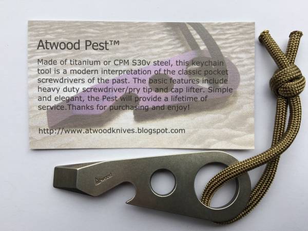 ピーターアトウッド Atwood Wrunt ステンレス製 アクセサリー 工具 - nimfomane.com