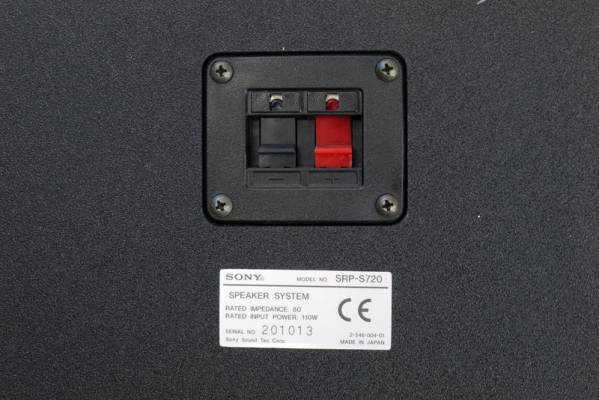 SONYスピーカーシステム SRP-S720 左右セット(スピーカー本体)｜売買されたオークション情報、yahooの商品情報をアーカイブ公開 ...