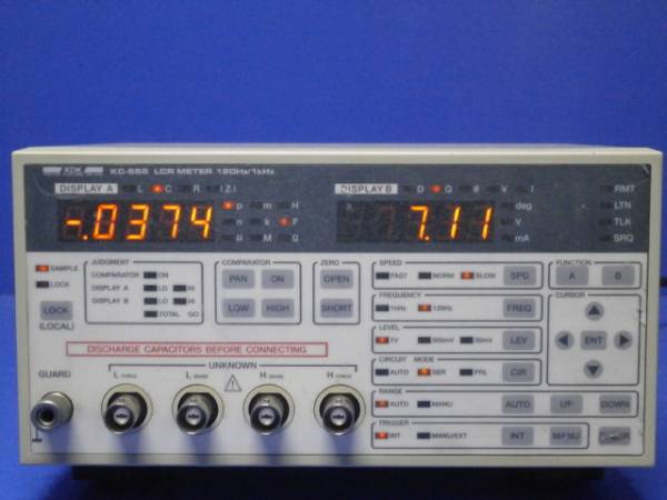 KDK KC-555 LCR METER 120Hz/1kHz(アマチュア無線)｜売買されたオークション情報、yahooの商品情報をアーカイブ ...