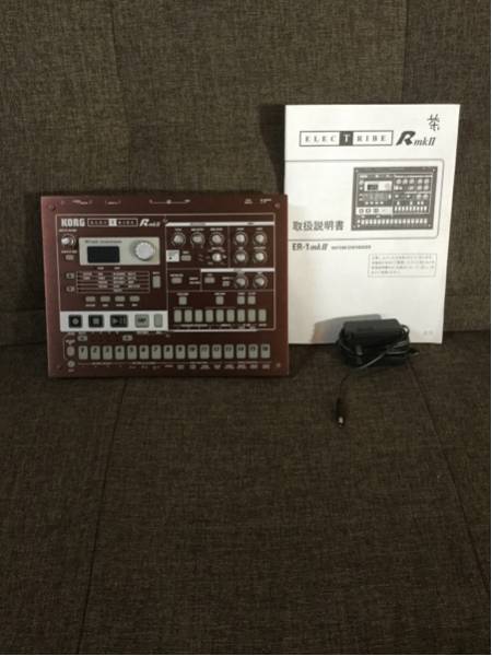 KORG ELECTRIBE ERー1 mk2 完動品 箱 説明書 アダプター付き(リズムマシン)｜売買されたオークション情報、yahooの ...