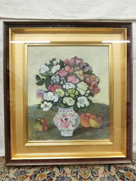 E00914 伊藤弥太郎 ばら 油彩 F10 額装 静物(静物画)｜売買されたオークション情報、yahooの商品情報をアーカイブ公開 ...