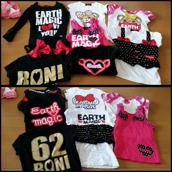 1000円 /100/110/アースマジック/ロニィ/ベビードール/サウジー/セット/EARTH/magic/RONI/ショートパンツ/スカパン/キティ/ディズニー(その他)｜売買された ...