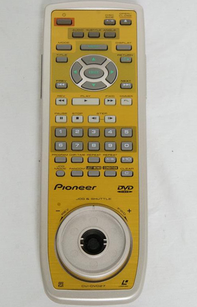 Pioneer DVL-919/DVL-H9 LDプレーヤー用リモコン CU-DV027 ジョグダイヤル無し(その他)｜売買されたオークション ...