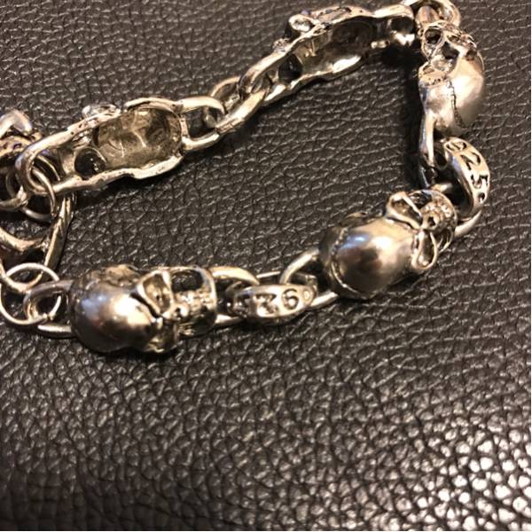 スカル シルバーブレスレット ドクロ ロンワンズ ゴローズ ガボール GIGOR タウジャン クレイジーピッグ(シルバー)｜売買されたオークション情報、yahooの商品情報をアーカイブ公開 ...