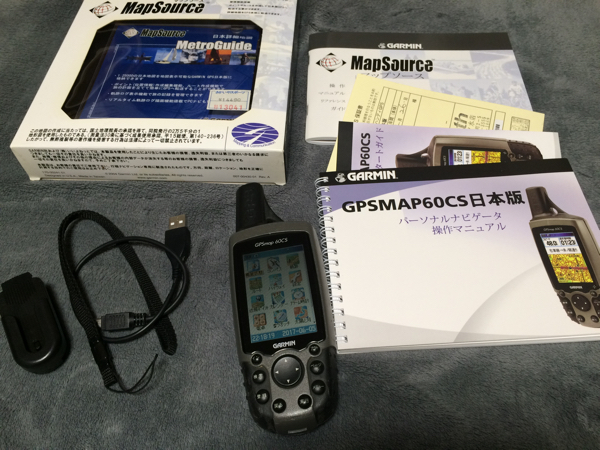 GARMIN ガーミン GPSMAP 60CS 日本語版 完動品 おまけMapSource付き(ハンディGPS)｜売買されたオークション情報 ...