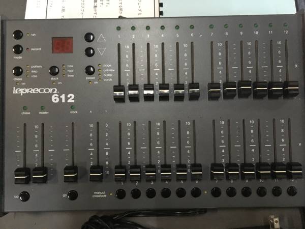 舞台照明演出 Leprecon LP-612 調光コントローラー 調光卓(レコーディング、PA機器)｜売買されたオークション情報、yahooの ...