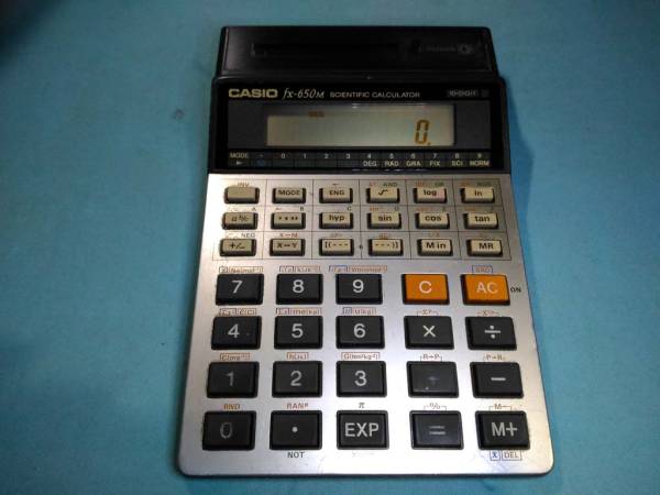 CASIO ソーラー関数電卓 fx-650M カシオ 電子計算機 生産終了モデル(カシオ)｜売買されたオークション情報、yahooの商品情報を ...