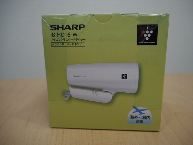 海外 も使える電圧切替スイッチ付き シャープ/SHARP プラズマクラスター ドライヤー IB-HD16－W ホワイト系 パールホワイト 25570(ハンドドライヤー)｜売買されたオークション ...