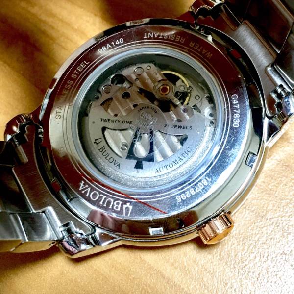 BULOVA ブローバ 自動巻 スケルトン ローズゴールド メンズ 時計 98A140(ブローバ)｜売買されたオークション情報、yahooの ...