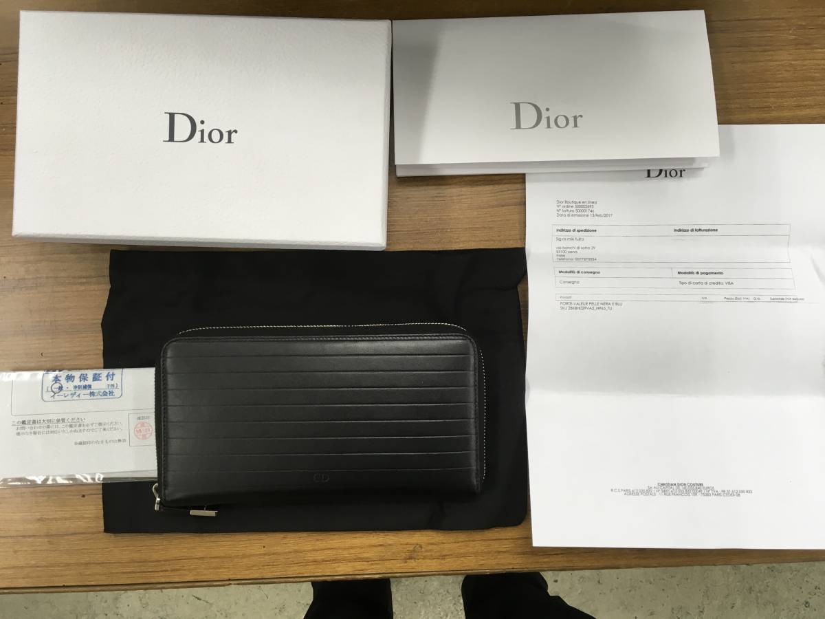 Dior Homme ディオール オム ラウンドファスナー 長財布(男性用財布)｜売買されたオークション情報、yahooの商品情報をアーカイブ公開 - オークファン（aucfan.com）