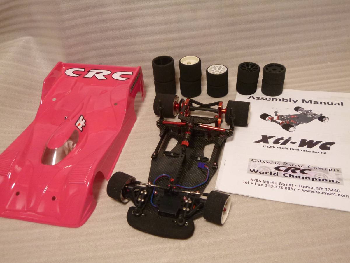 CRC Xti-WC シャーシ ② ボディ タイヤ サンワSRG-HSサーボ付き(組立キット（電動）)｜売買されたオークション情報、yahoo ...