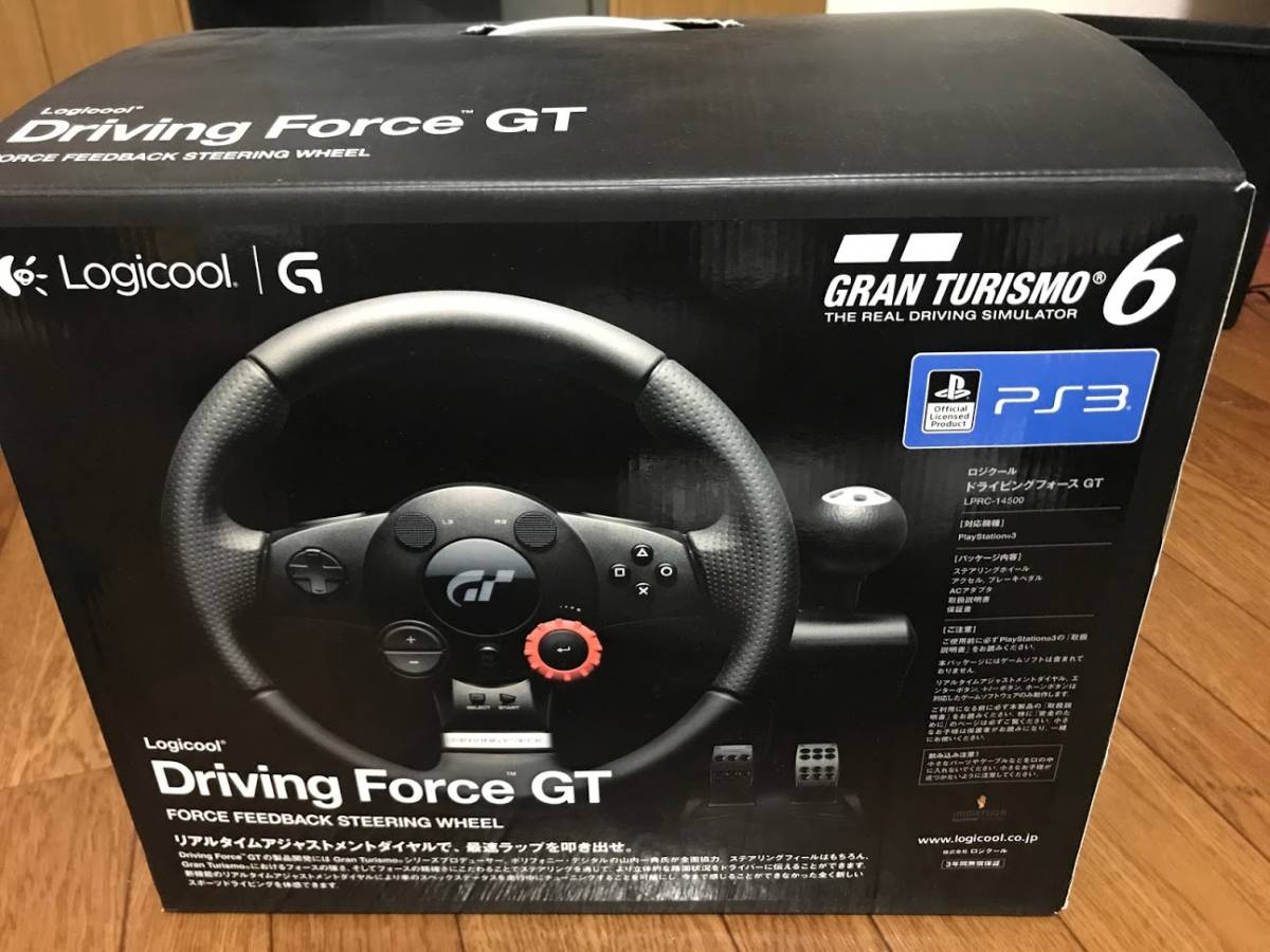 ロジクール ドライビングフォース GT Driving Force GT Logicool ＆後付けパドルシフトパーツ装着済み(アクセサリ ...