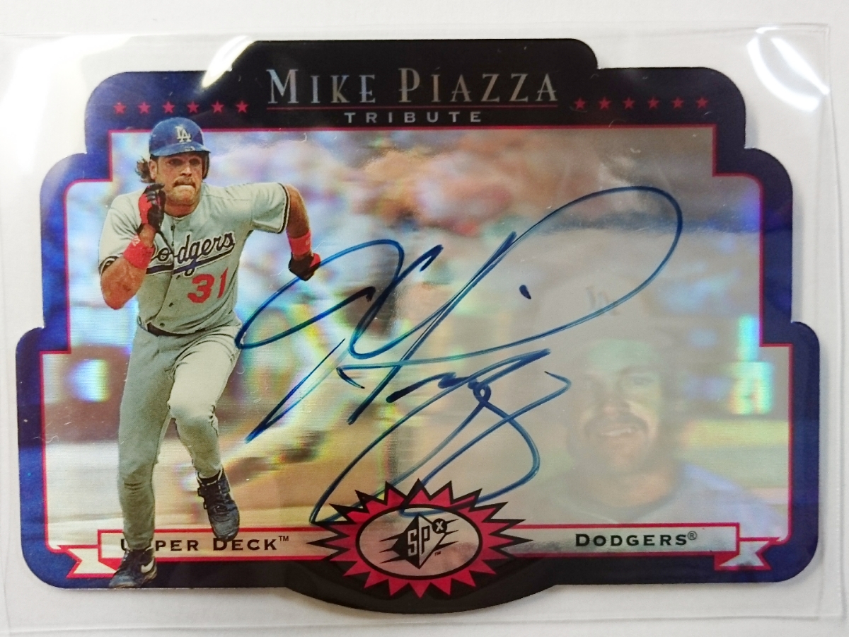 1996 UPPER DECK SPX MIKE PIAZZA 直筆サインカード MPA-1 ドジャース(1996年)｜売買されたオークション ...