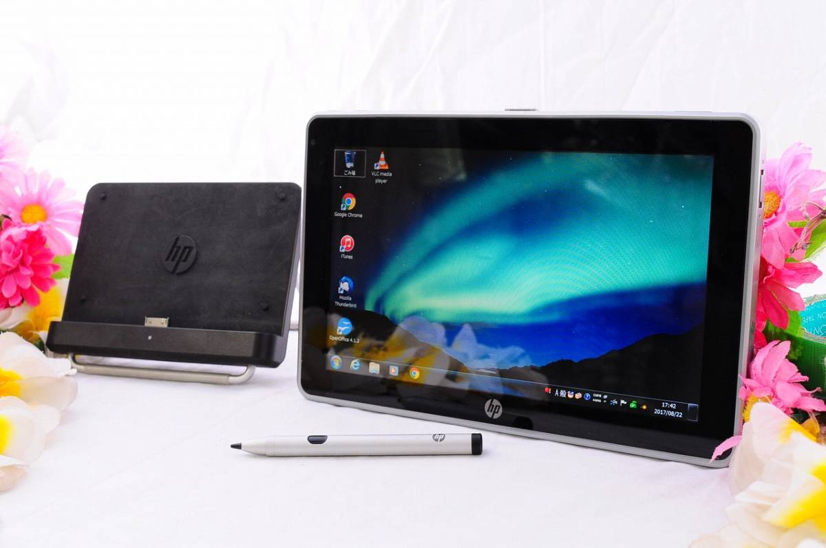 ほぼ HP Slate 2 Tablet PC 定番のWin7 爆速SSD 小型 軽量 無線 Wi-Fi Office搭載(13インチ未満 ...