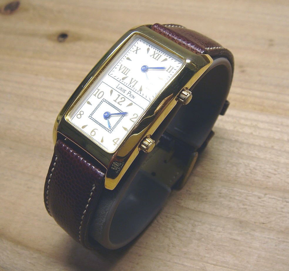 louis pion Double Face Watch ルイピオン ダブルフェイス 腕時計 電池式(2針（時、分）)｜売買されたオークション ...