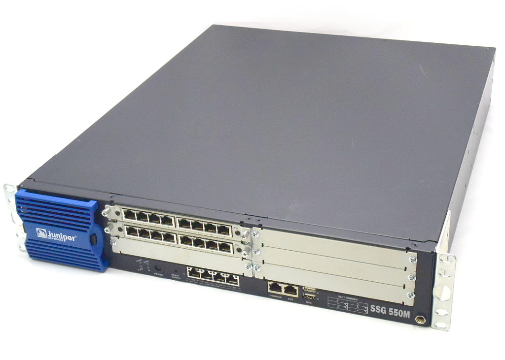 Juniper SSG 550M ScreenOS 6.2.0r5.0 JXU-8GE-TX-S 2基増設 ScreenOS 6.2.0r5 ...