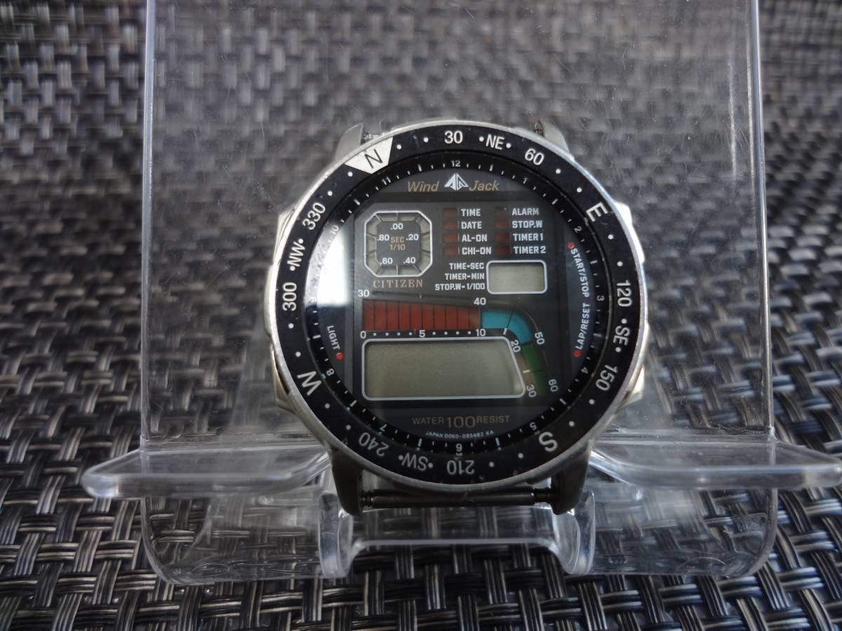 CITIZEN WIND JACK シチズン ウィンドジャック デジタル 腕時計 D060-086775 TA ジャンク(その他)｜売買された ...