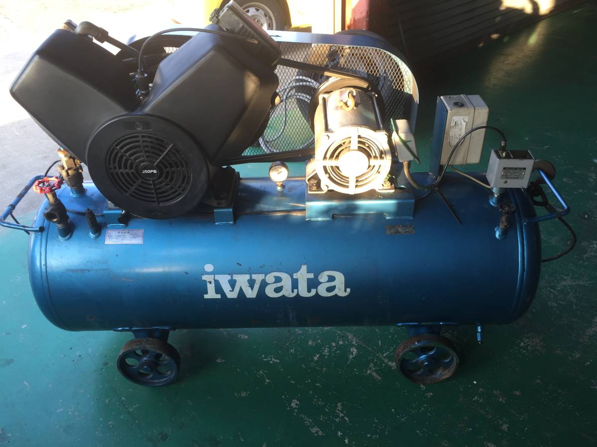 iwata イワタ エアー コンプレッサー TP-37PB 3 7KW 220L(コンプレッサー)｜売買されたオークション情報、yahooの商品情報をアーカイブ公開 - オークファン ...