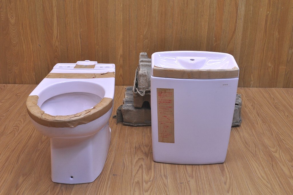 TOTO 洋式便器 タンクセット C780+S791B トイレ ＃SR2 パステルピンク 13(洋式)｜売買されたオークション情報、yahoo ...