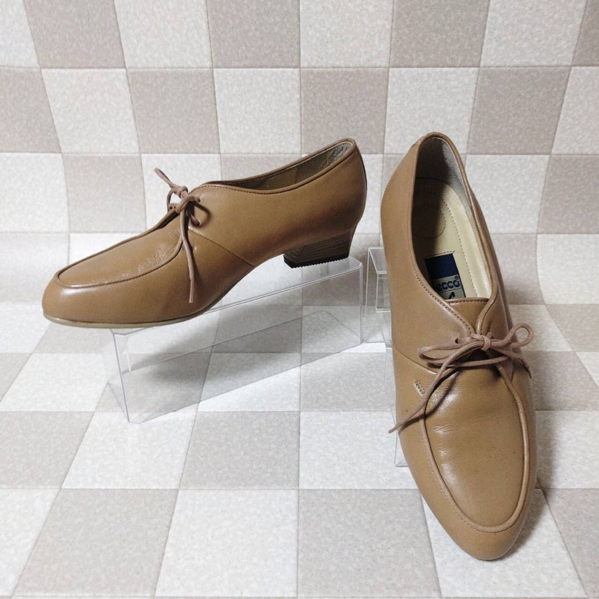 0275 エコー ecco レディース ウォーキングシューズ パンプス 23.5cm EEE 日本製 靴 ベージュ 系(ベージュ系)｜売買されたオークション情報、yahooの商品情報を ...