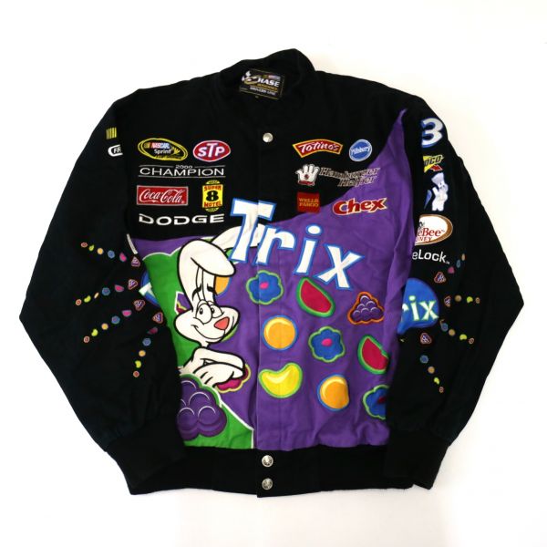 NASCAR CHASE Trix ナスカー コットン レーシングジャケット 黒×紫 M D7737(Mサイズ)｜売買されたオークション情報 ...