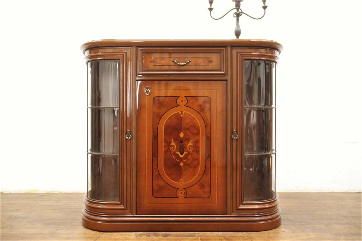 イタリア製 最高級 VETRERIA MASETTI サイドボード 飾り棚 キャビネット 象嵌(サイドボード)｜売買されたオークション情報 ...