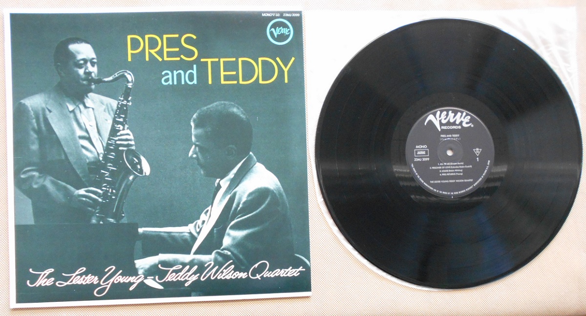 LPレコード プレス アンド テディ 23MJ 3099 レスター ヤング/ts テディ ウィルソン/p ジーン ラミー/b ジョー ジョーンズ/d(ジャズ一般)｜売買されたオークション情報 ...
