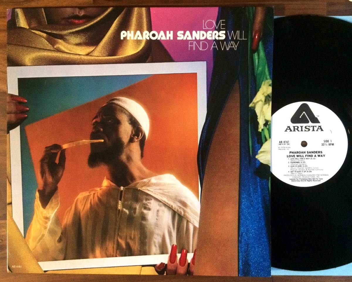 同様 白プロモ USオリジナル盤 Pharoah Sanders Love Will Find A Way Jazz Funk Soul レア ...