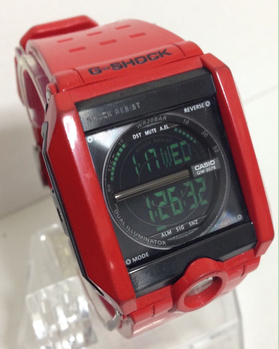 CASIO G-SHOCK G-8100-4JF レッド ラウンドデザイン デュアルイルミネーター Gショック(その他)｜売買された ...