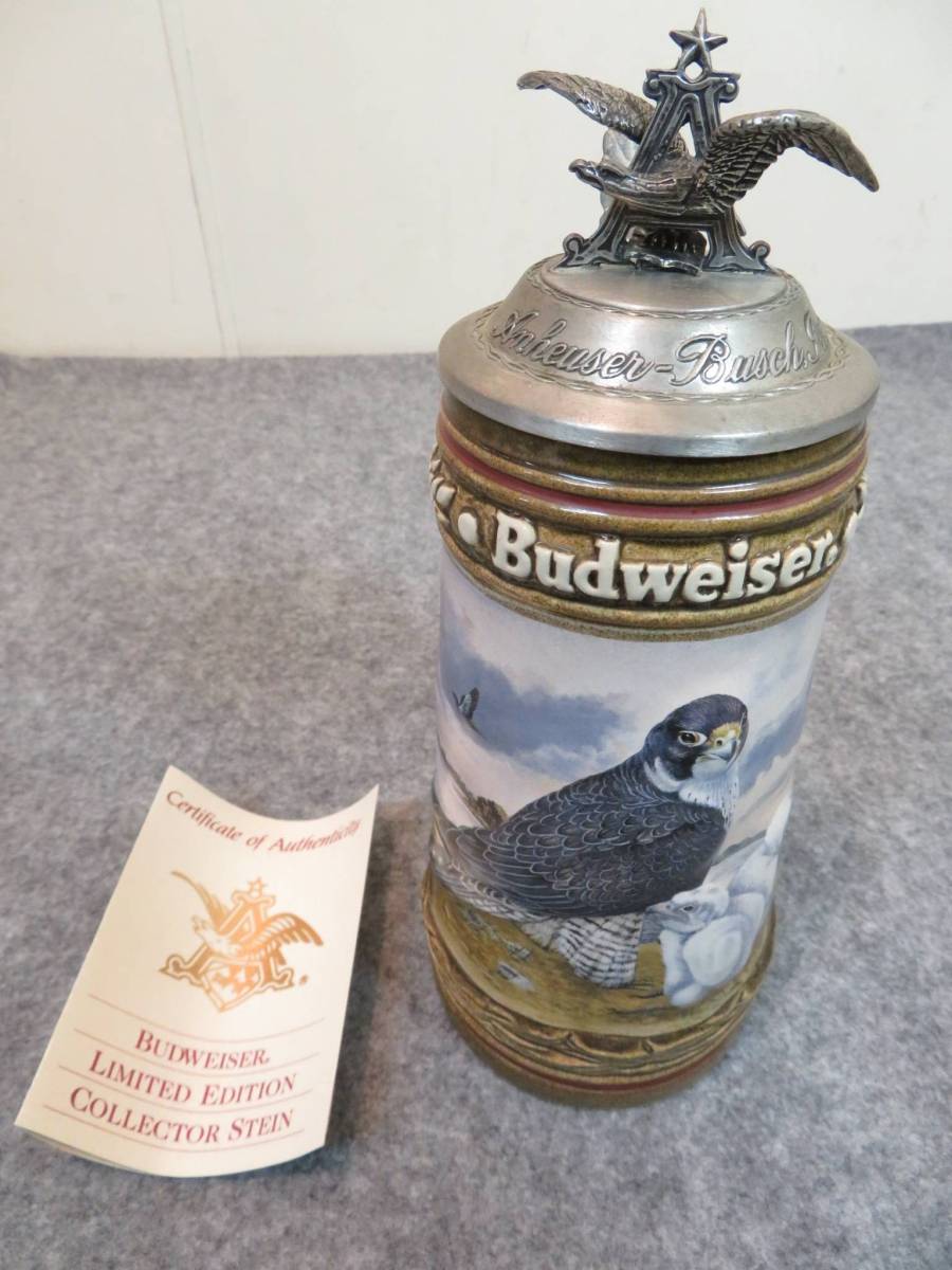 ⑦ バドワイザー Budweiser / Anheuser-Busch Inc. 1991 / GERZ / 限定 ビアマグ 多分 ピューター ...