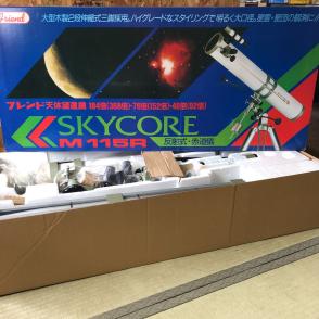 SKYCORE M115R 天体望遠鏡 反射式 赤道儀 フレンド 184倍 368倍 スカイコア 定価93000円(セット)｜売買された ...
