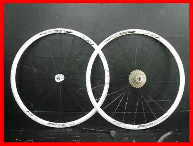 ALEXRIMS RACE アレックスリム PRO28 ホイール前後セット クリンチャー スプロケ10段付き 6061H-T6 622×14 ...