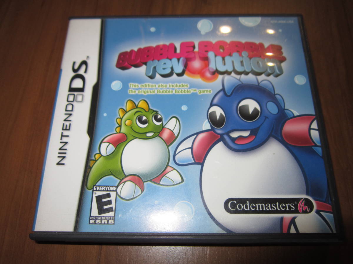 北米版：海外Bubble Bobble Revolution バブルボブルDS ケース 説明書付き(パズル、迷路)｜売買されたオークション情報、yahooの商品情報をアーカイブ公開 ...