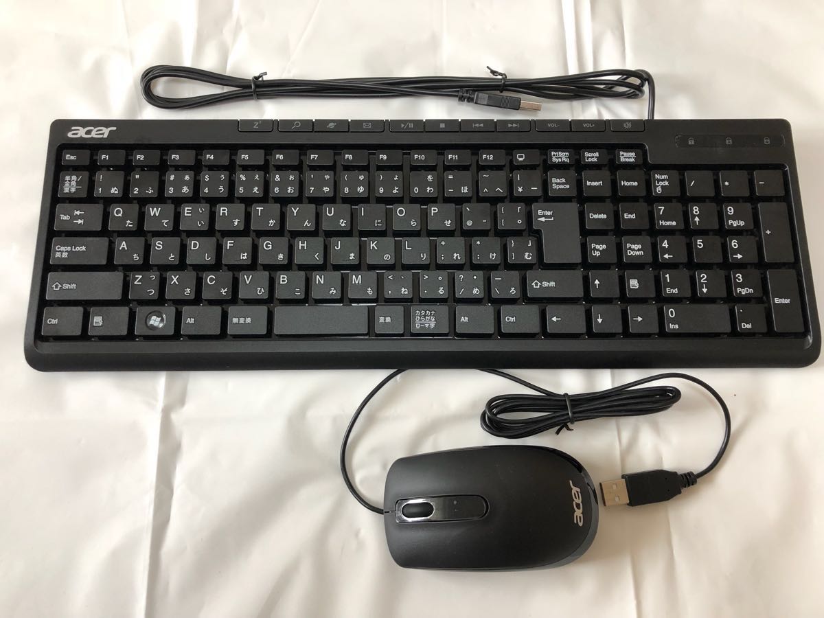 ASER デスクトップ USB キーボード SK-9612 マウス SM-9020 セット 品(USBキーボード)｜売買されたオークション情報 ...