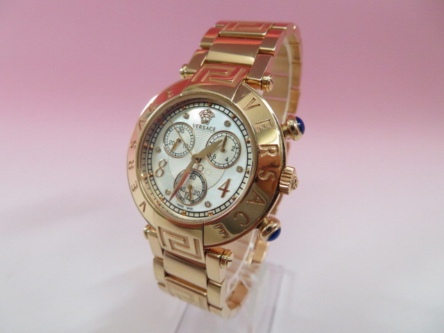 メンズ 腕時計 VERSACE ヴェルサーチ 68C クロノグラフ クォーツ ピンクゴールド系(ヴェルサーチ)｜売買されたオークション情報、yahooの商品情報をアーカイブ公開 ...
