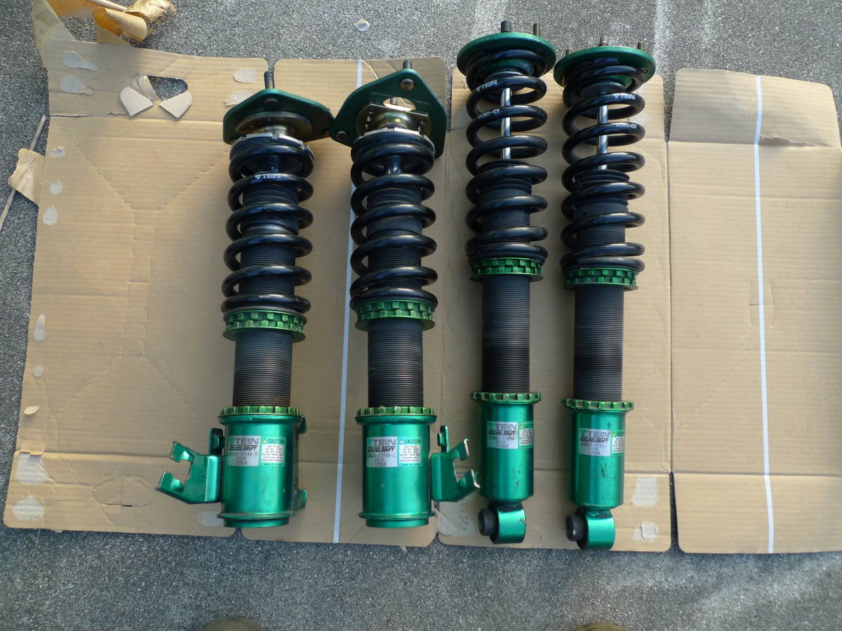TEIN SUPER DRIFT 180SX S13 全長調整式 車高調 フルタップ RPS13 PS13 C33 A31 S14 S15 ...